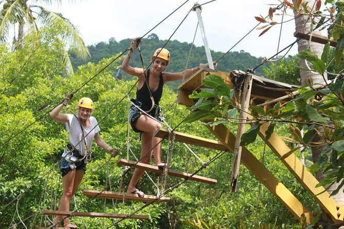 Guided Zipline Adventure in Ko Samui with Round Trip Transfer - Key Points