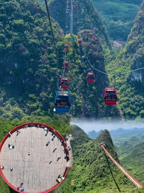 Guilin: Cave, Yulong Rafting, Glass-bottomed skywalk & Show - Key Points