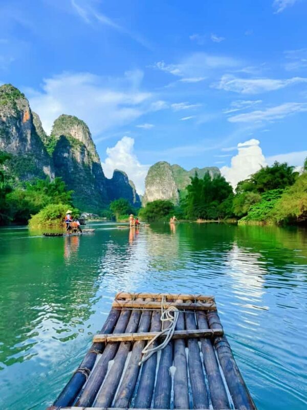 Guilin Yangshuo Day Tour: Balloon, Rafting & Impression Show - Key Points