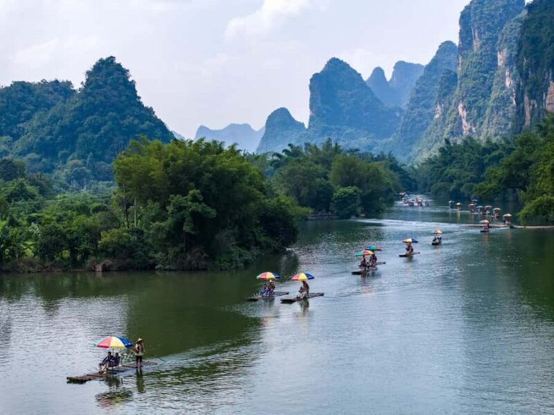 Guilin Yangshuo: Karst View, Bamboo Drifting & Train Sunset - Key Points