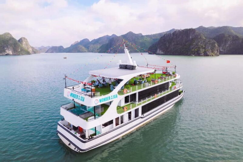 Ha Long Bay Day Tour: Buffet & Jacuzzi by Wonder of the Sea - Key Points