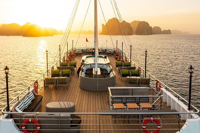 Ha Long: Luxury Day Cruise with Jacuzzi, Kayaking, Swimming - Key Points