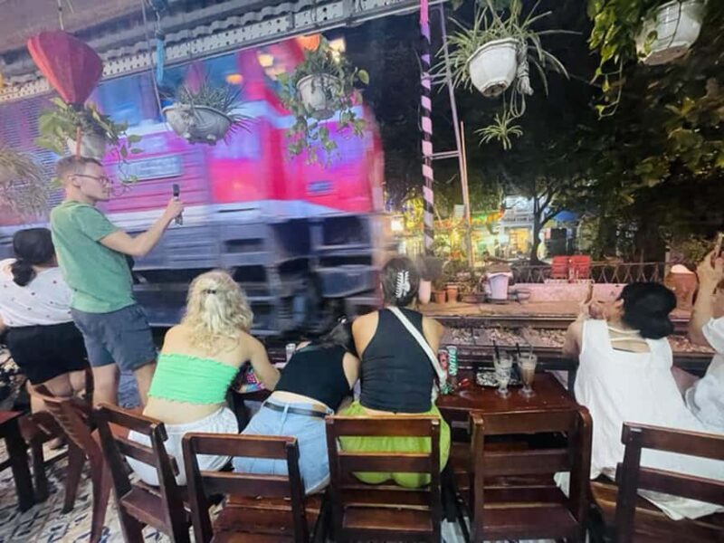 Ha Noi tasting street food tour and the Train street - The Train Street Experience: A Thrilling Close-Up