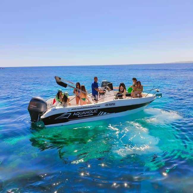 Half day - 4 hours Comino, Blue Lagoon up to 12 guests - Key Points