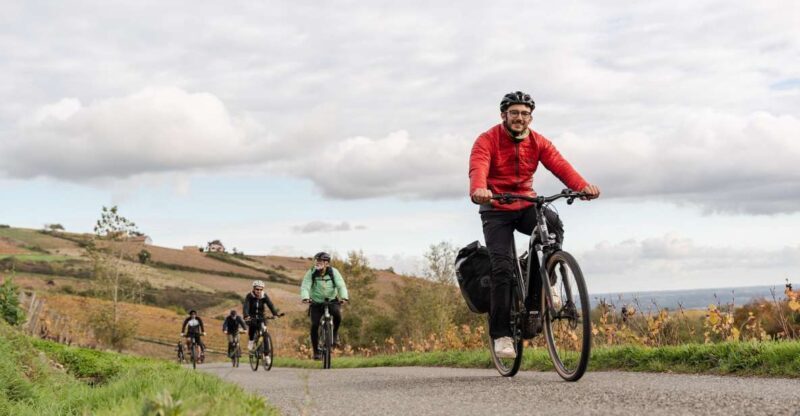Half day bike guided in Beaujolais - Mont Brouilly and wine - Key Points: