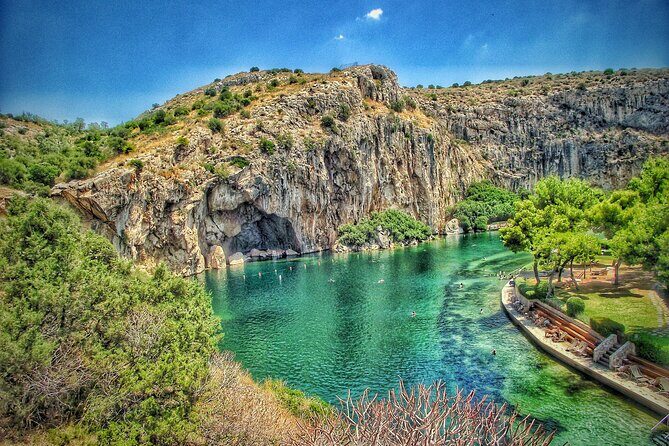Half Day Cape Sounion and Temple of Poseidon Private Tour - First Stop: Vouliagmeni Thermal Lake
