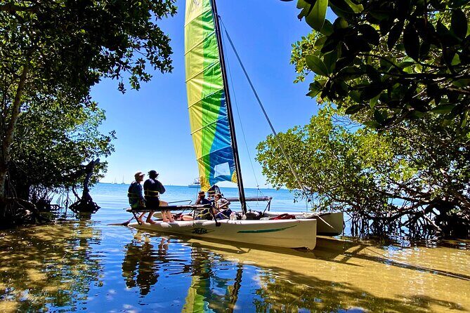 Half-Day Private Guided Sailing Adventure of Miami's Biscayne Bay - An Authentic, Naturally Powered Miami Experience