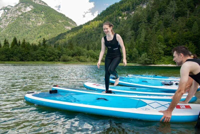 Half Day Stand-up Paddle Boarding (SUP) trip on Lake Predil - Arrival and Setup at Lake Predil