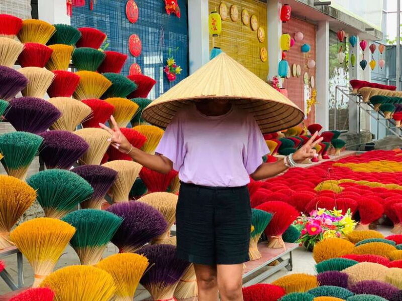 Half Day trip to Incense & Hat Villages with Train Street - It’s All About the Value