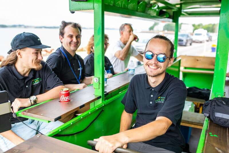 Halifax: Solar Waterfront Food/Drink Party Bike Experience - The Guide and Group Atmosphere