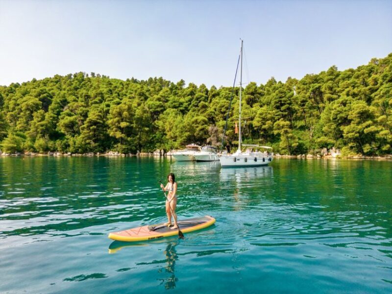 Halkidiki: Private Sailing Yacht Cruise Swim in Blue Waters - The Sum Up