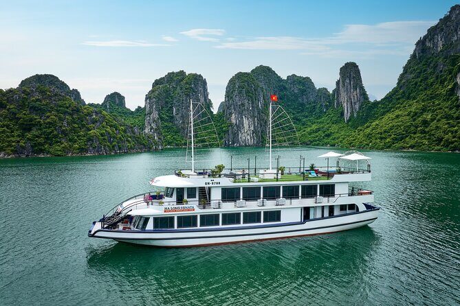 Halong 5-Star Day Cruise, Buffet, Jacuzzi Pool and Kayaking - Key Points