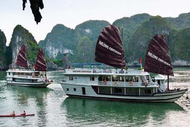 Halong Bay 2 Days 1 Night Budget Fantasea Cruise Adventure - Ti Top Island: Climb for the View