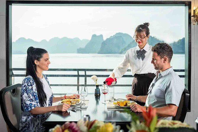Halong Bay 5 Star Cruise from Port with Cave Tour Kayak and Lunch - Key Points