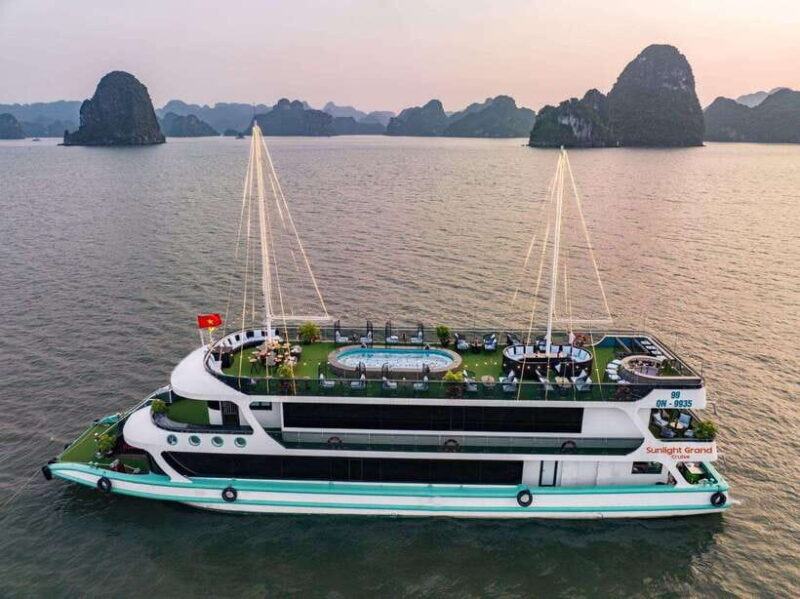 Halong Bay 5 Star Day Cruise with swimm Pool, Buffet, Kayak - An In-Depth Look at the Halong Bay Day Cruise
