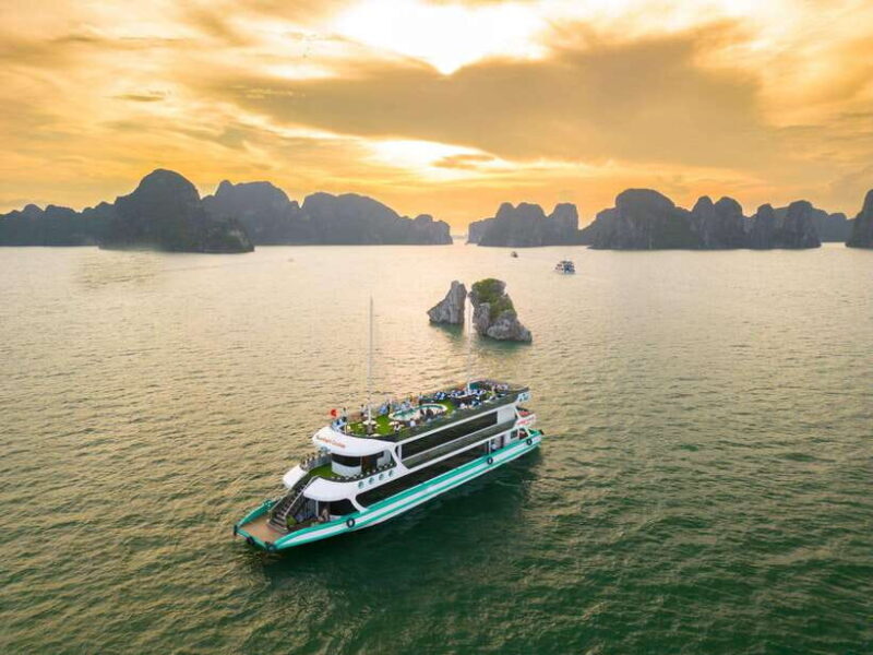 Halong Bay 5 Star Day Cruise with swimm Pool, Buffet, Kayak - FAQ