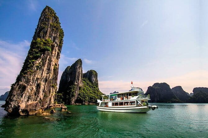 Halong Bay and Cave Full-Day Cruise,Lunch,Cave,Island,Beach from Hanoi - The Sum Up