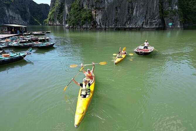 Halong Bay Day Cruise: Discover Thien Cung Cave, Kayaking & Lunch - Exploring the Itinerary in Detail