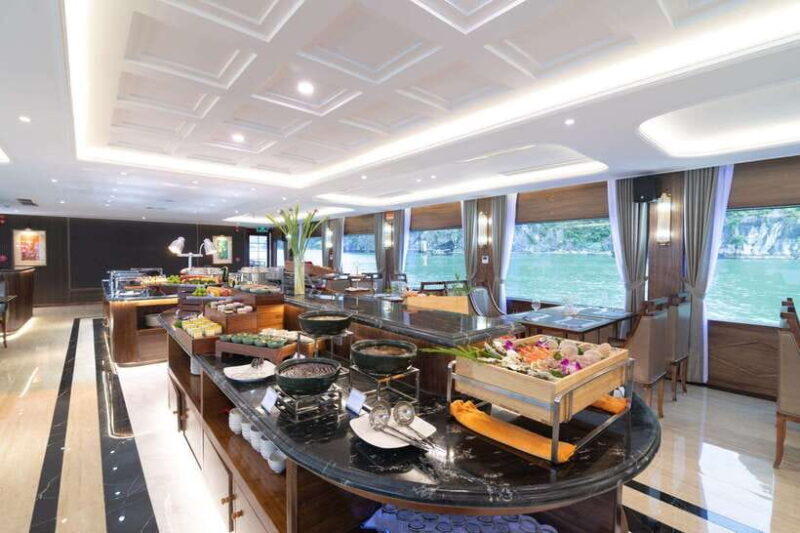 Halong bay day tour: Best seller IRIS CRUISE with live band - Dining and Entertainment