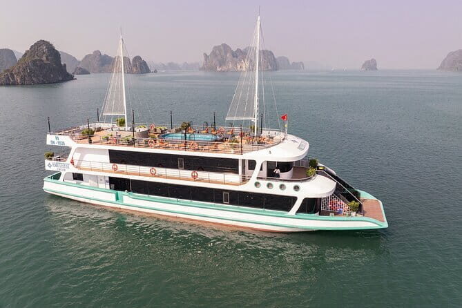 Halong Bay Day Tour by Amethyst Luxury Cruise - Key Points
