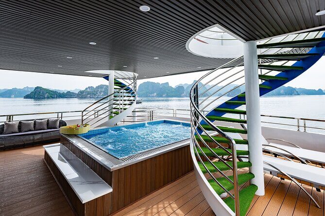 Halong Bay Full Day Luxury Cruise with Buffet Lunch - Key Points