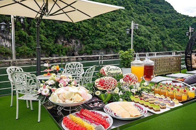 Halong Bay Full Day Luxury Cruise with Buffet Lunch - What Travelers Might Expect