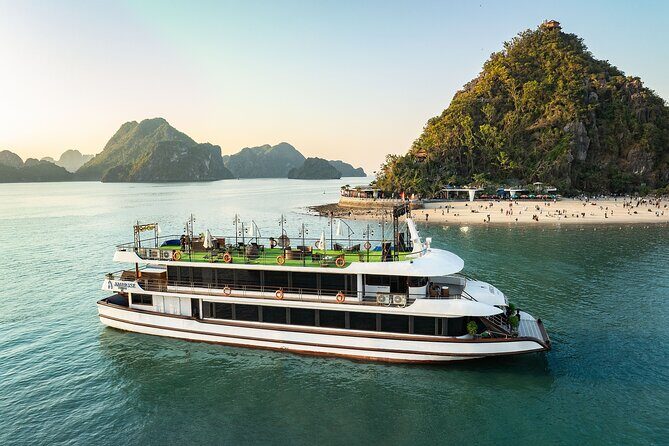 Halong Bay Full Day Tour with Buffet Lunch and Sunset Party - The Sum Up