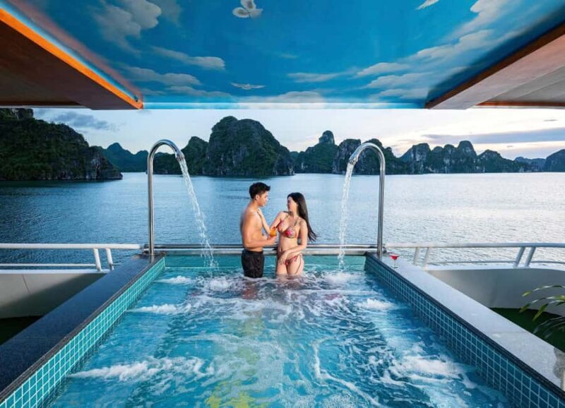 Halong Bay: Luxury 5  Day Cruise Kayak, Meal, Cave, Sunset - Key Points