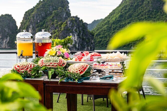 Halong Bay Luxury Cruise Day trip: Buffet lunch, limousine bus - Overview of the Tour Experience
