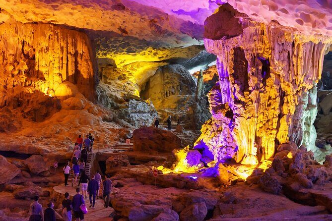 Halong Bay Luxury Day Cruise from Hanoi - Highlight 1: Sung Sot Cave (Surprising Cave)