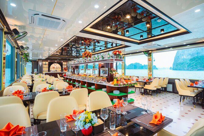 Halong Bay Premium Cruise with Jacuzzi, Kayaking & Scenic Views - Key Points