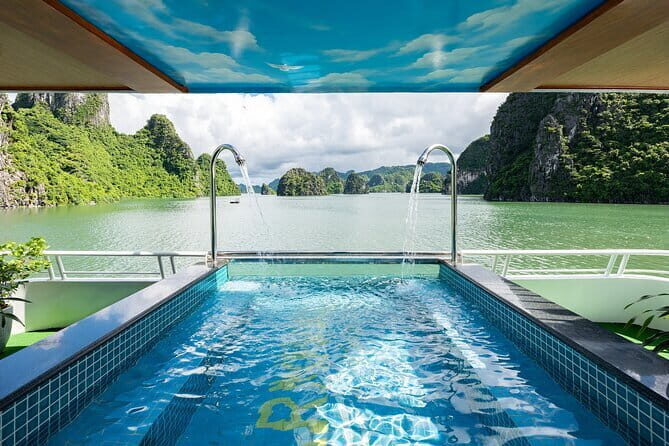 Halong Bay Top Luxury Cruise: Caves, Kayak, Swim & Jacuzzi - Key Points