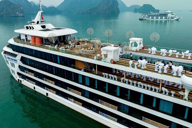 Halong Bay VIP 1 Day Tour with the Largest 5 Star Cruise - Key Points