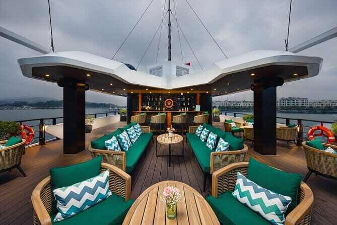 Halong Catamaran Cruise from Hanoi - Lan Ha Bay Explore One Day - Boarding the Catamaran at Tuan Chau Harbor