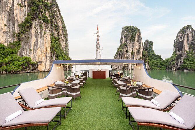 Halong Excursion Deluxe Cruise with Lunch, Kayak & Sunset Party - The Sum Up