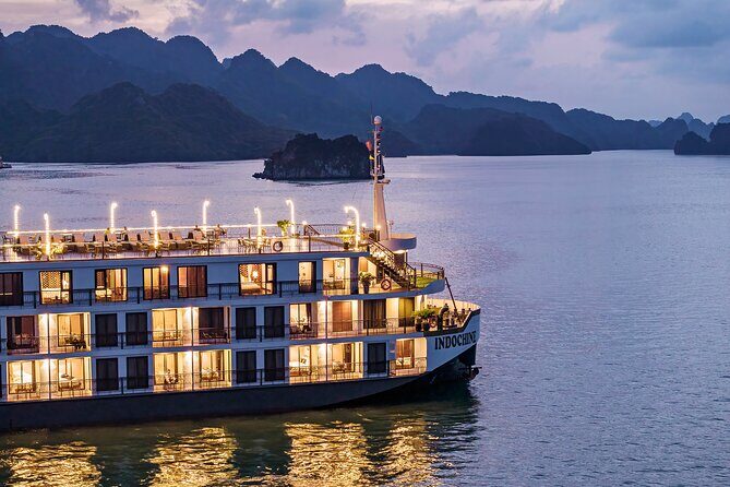 Halong & Lan Ha Bay Indochine Cruise  Luxury 2D1N with Balcony - Key Points