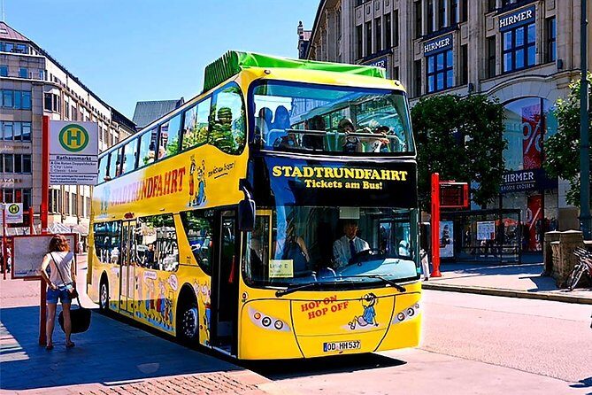 Hamburg: Hop-On Hop-Off Tour - Yellow Double Decker - The Itinerary in Detail