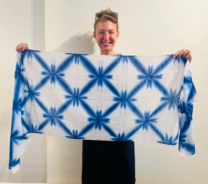 Hanakoushi Shibori Cotton Scarf Class - FAQ
