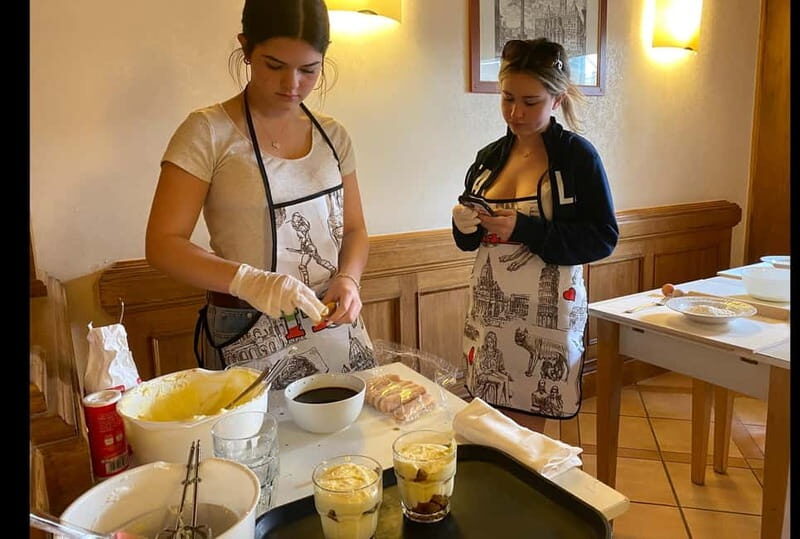 Hands-On Pasta & Tiramisu Class near Colosseum - The Value and Pricing