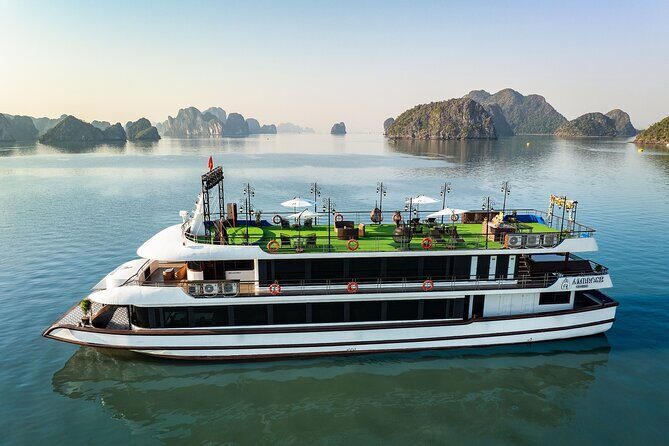 Hanoi: 5-Star Ambrose Luxury Cruise in Ha Long Bay with Jacuzzi - Key Points