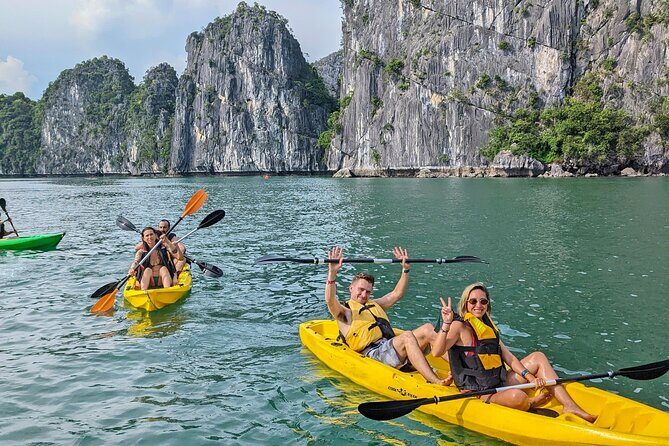 Hanoi: 5-Star Luxury Day Cruise in Lan Ha Bay & Viet Hai Village - Activities at Lan Ha Bay