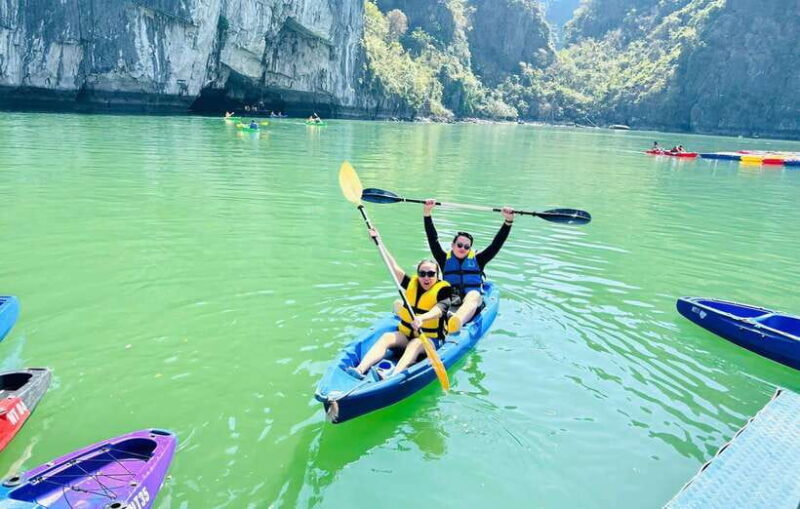 Hanoi: 7.5 Hours Visit Halong By Symphony Luxury Day Trip - Ti Top Island Stop