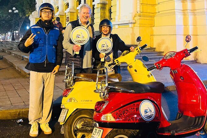 Hanoi After Dark Vespa Tour (4 hours): Street Food & Night Vibes - The Sum Up