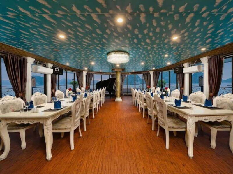 Hanoi: Ha long 2D 1N cruises: bancony, beach, meals, caves - FAQ