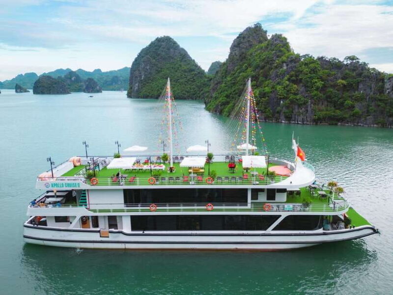 Hanoi: Ha Long Bay Day Tour - Apollo Cruise, Jacuzzi, Buffet - Key Points