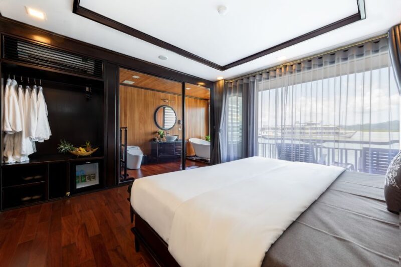 Hanoi: Halong Bay 2-Day 5-Star Balcony Cruise & Bathtub - The Sum Up