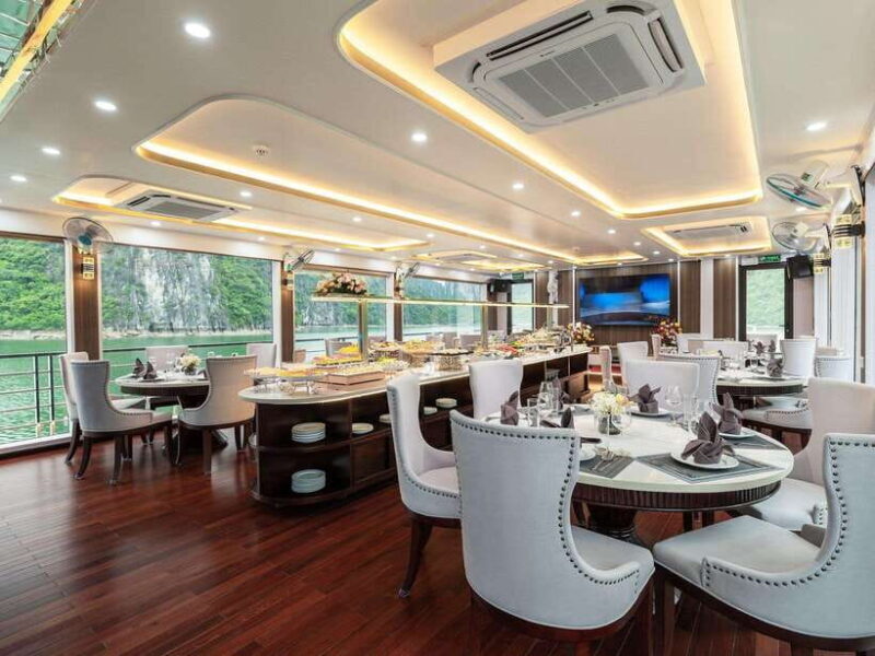 Hanoi: Halong Bay Day Tour with 5-star Cruise & Transfer - Embarking on Hercules: The Cruise Experience