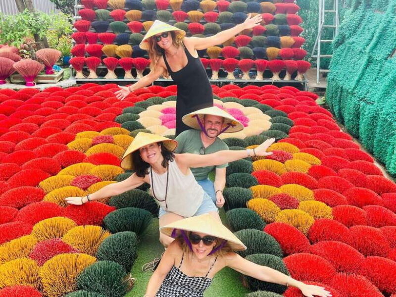 Hanoi: Incense Village, Conical Hat, & Embroidery Tour - Key Points