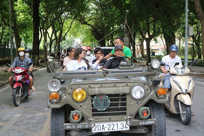 Hanoi Jeep City Tour combine Countryside Train Street, Backstreet - The Unique Transportation and Atmosphere