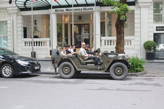 Hanoi Jeep City Tour combine Countryside Train Street, Backstreet - The Food and Hospitality